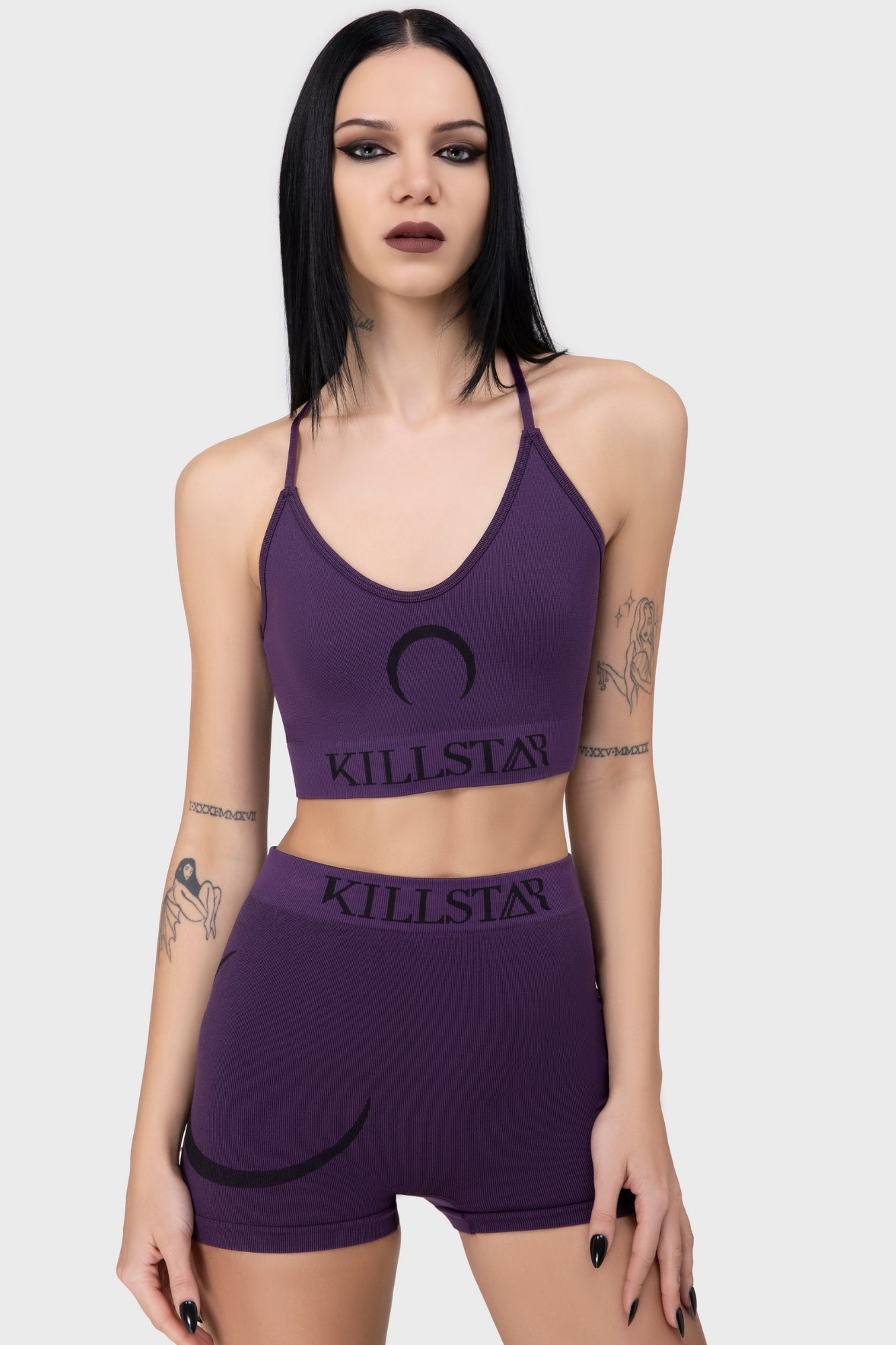 Screams Hotpant [Purple] | Killstar